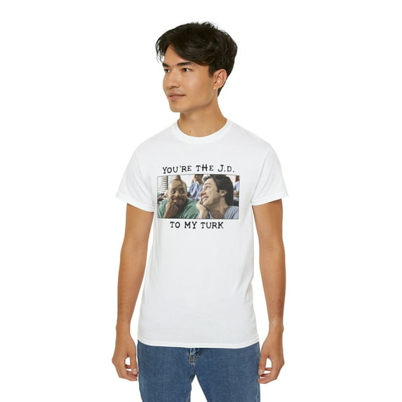 Scrubs TV Show JD Turk Friendship Graphic Tee - Celebrate the Legendary ...