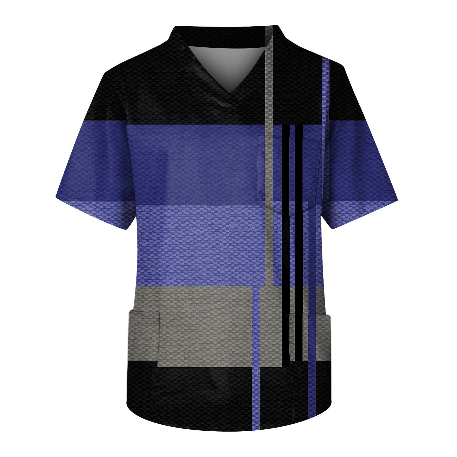 Scrubs for Men Office Summer Short Sleeve Scrub Plus Size Simple ...