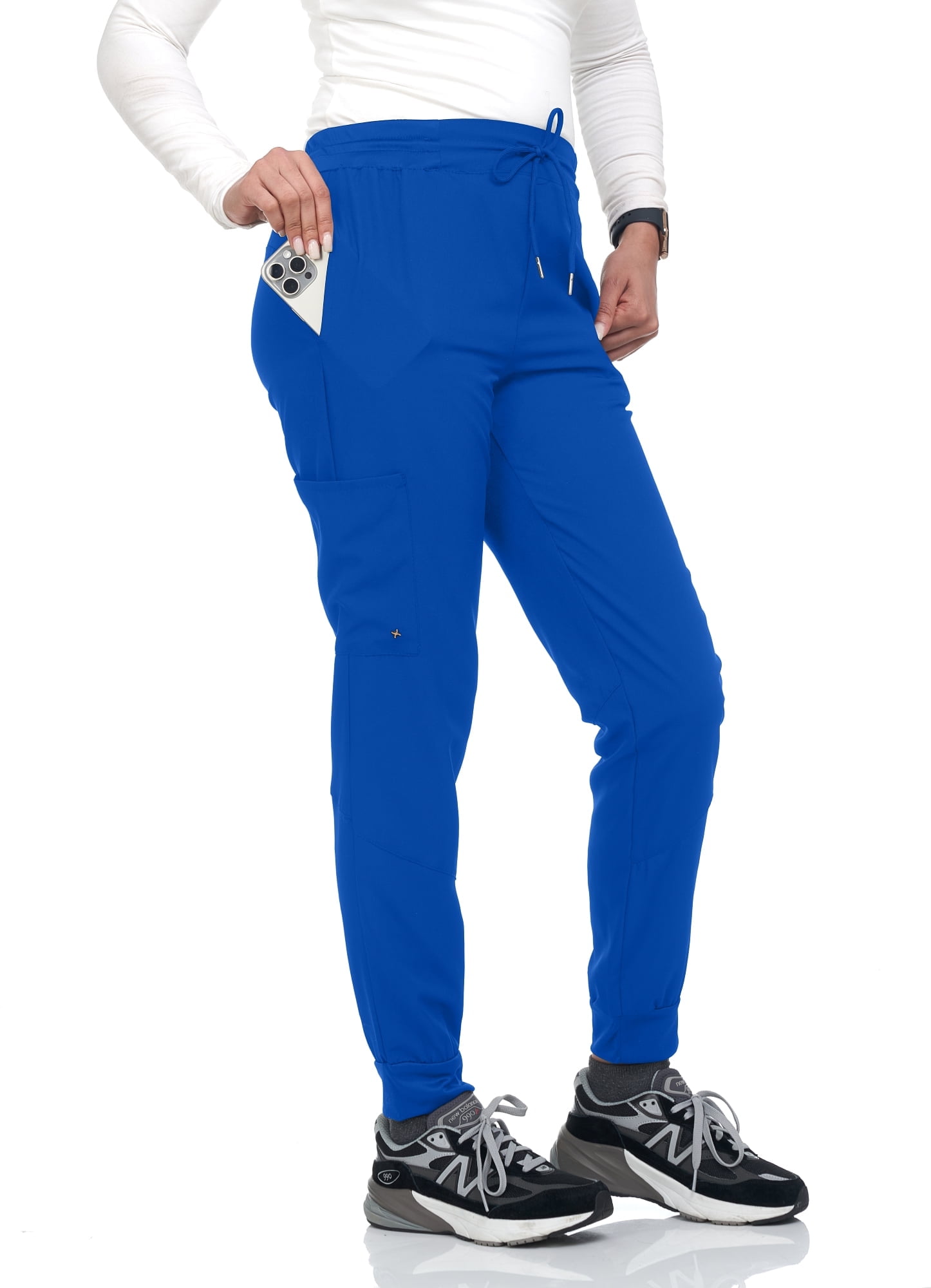 Scrubs for Women 3 Pocket Pants Stretch Nurse Scrub Pants for Medical ...