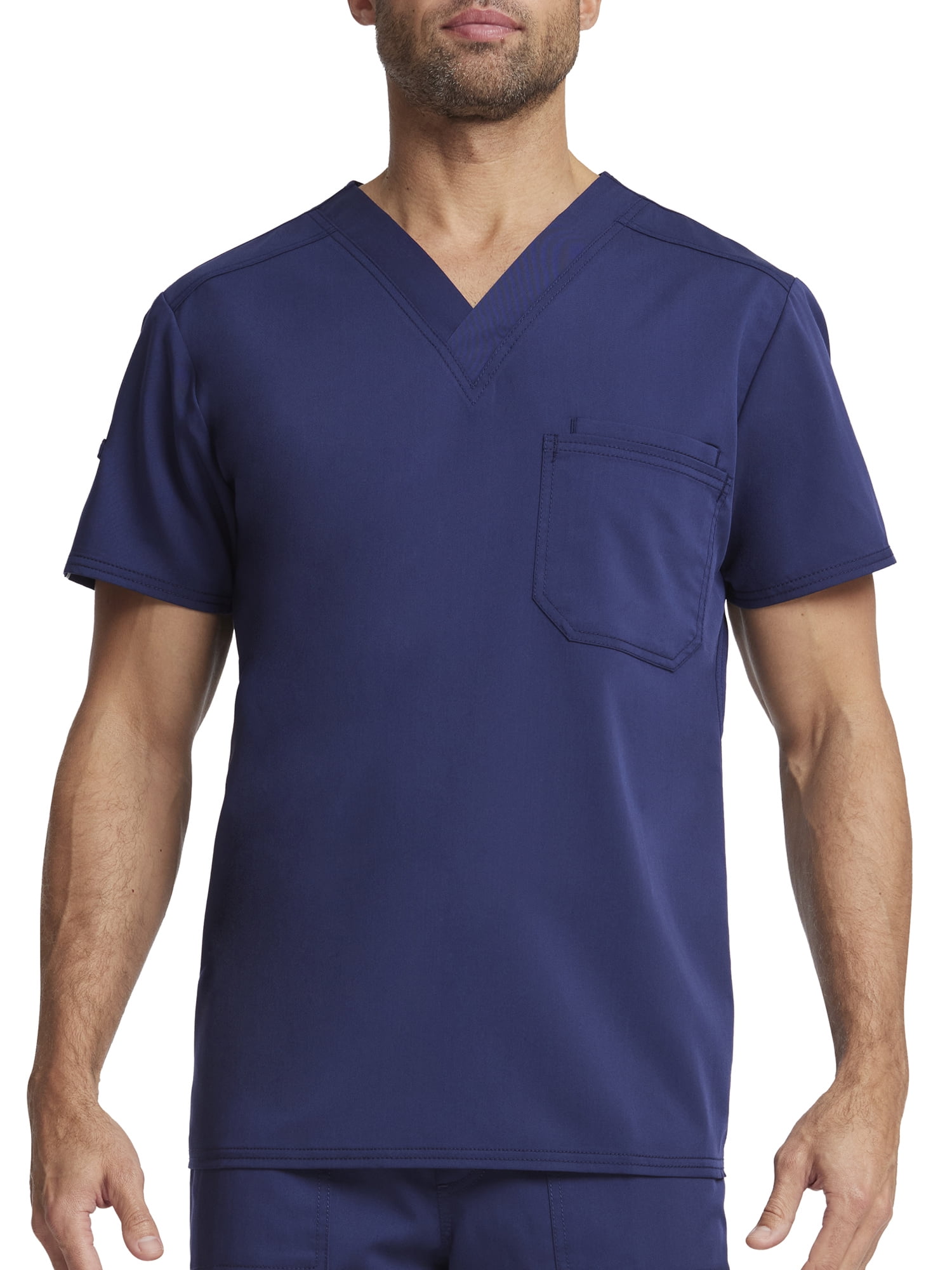 Scrubstar Men's Ultimate Stretch Antimicrobial Fabric Technology V-Neck ...