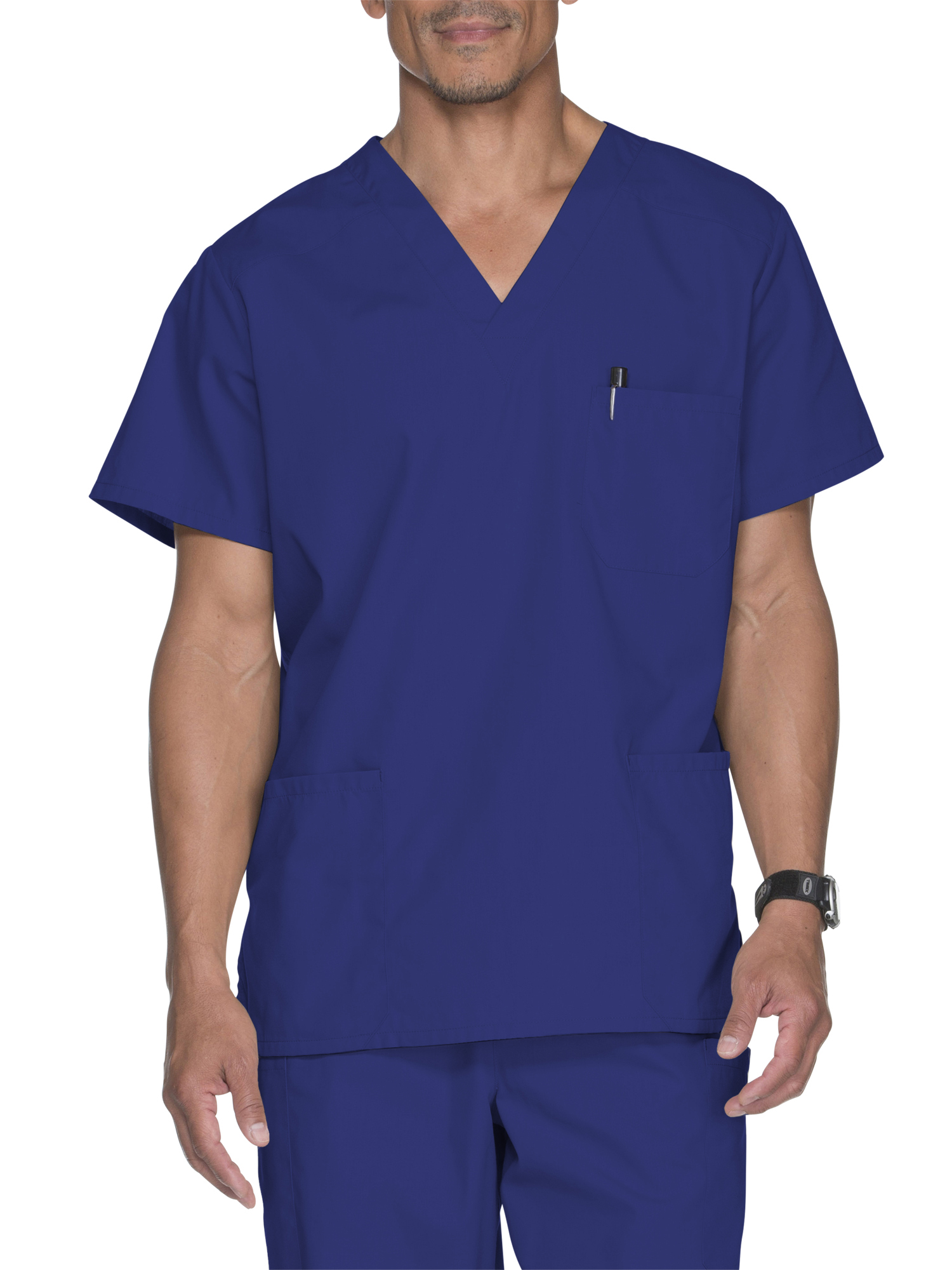 Scrubstar Unisex Core Essentials V-Neck Three Pocket Scrub Top ...