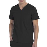 ScrubZone by Landau Unisex V-Neck Scrub Top, Style 71221 - Walmart.com