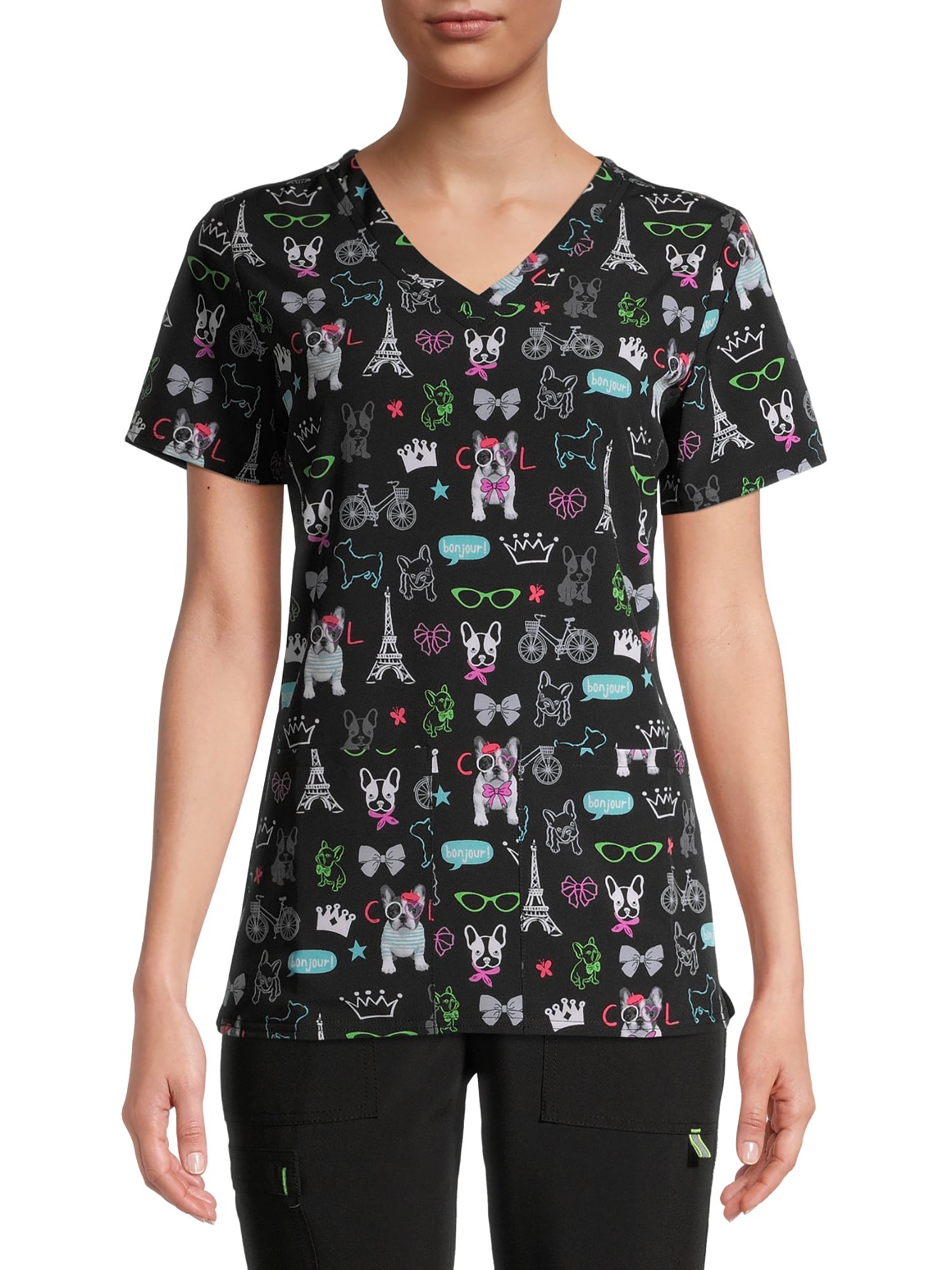 Scrubstar V-Neck Scrub Top (Women's), 1 Count, 1 Pack - Walmart.com