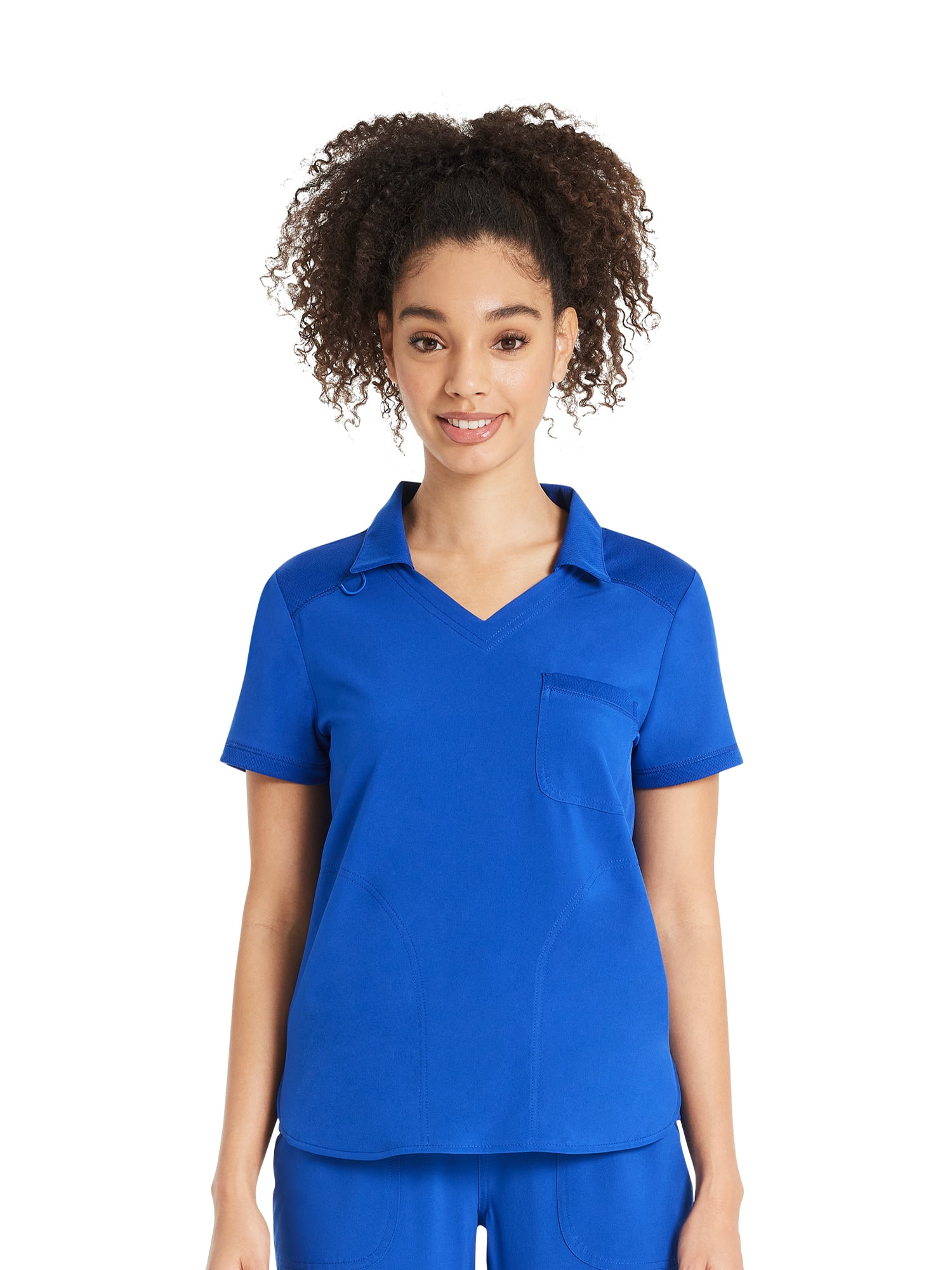 Scrubstar Women's Antimicrobial Premium Performance Collar Top, Sizes ...