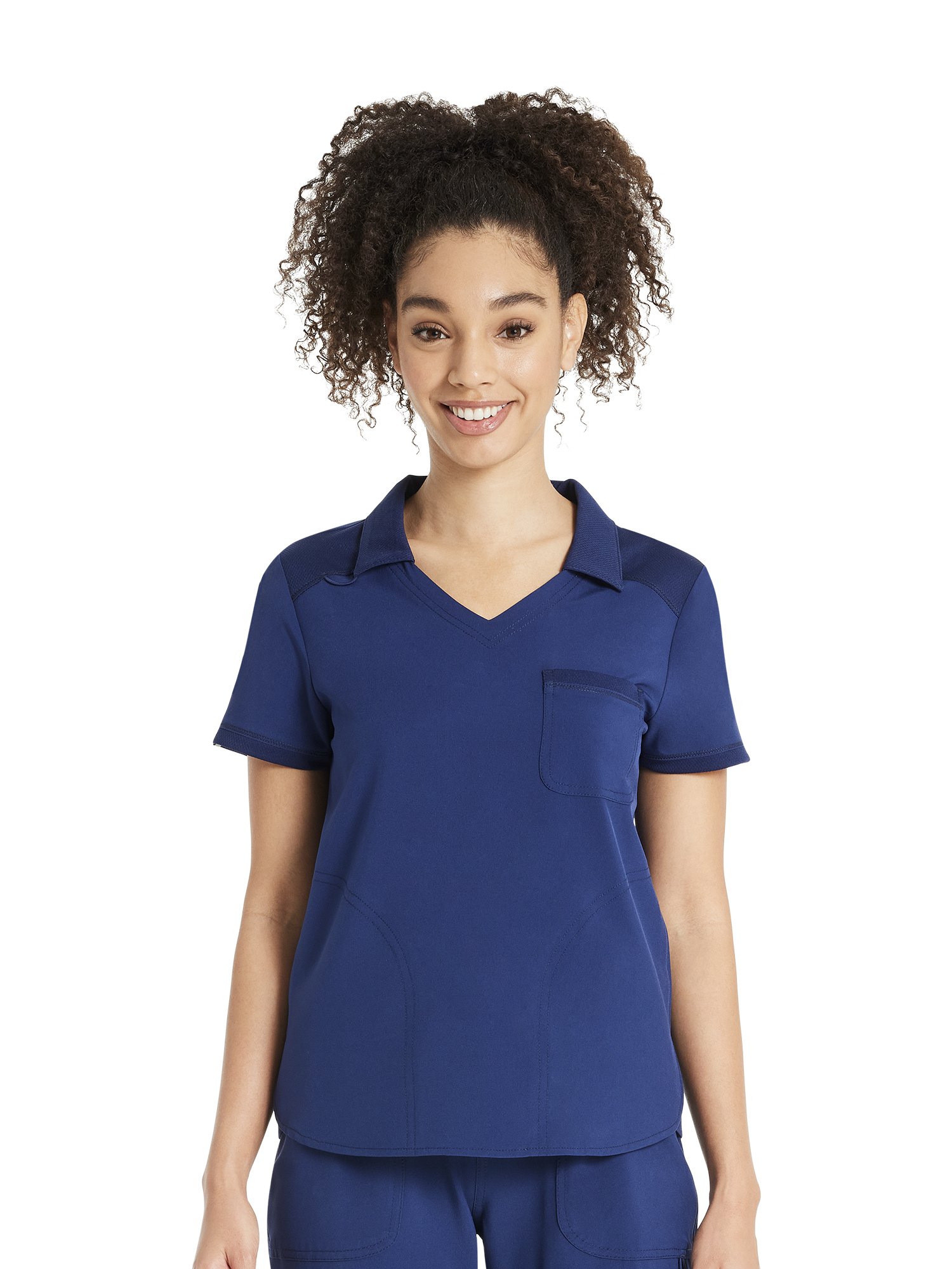 Scrubstar Women's Fashion Premium Performance Mock Wrap Scrub Top ...