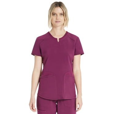 Scrubstar Women's Premium Performance Stretch Double V-Neck Scrub Top ...