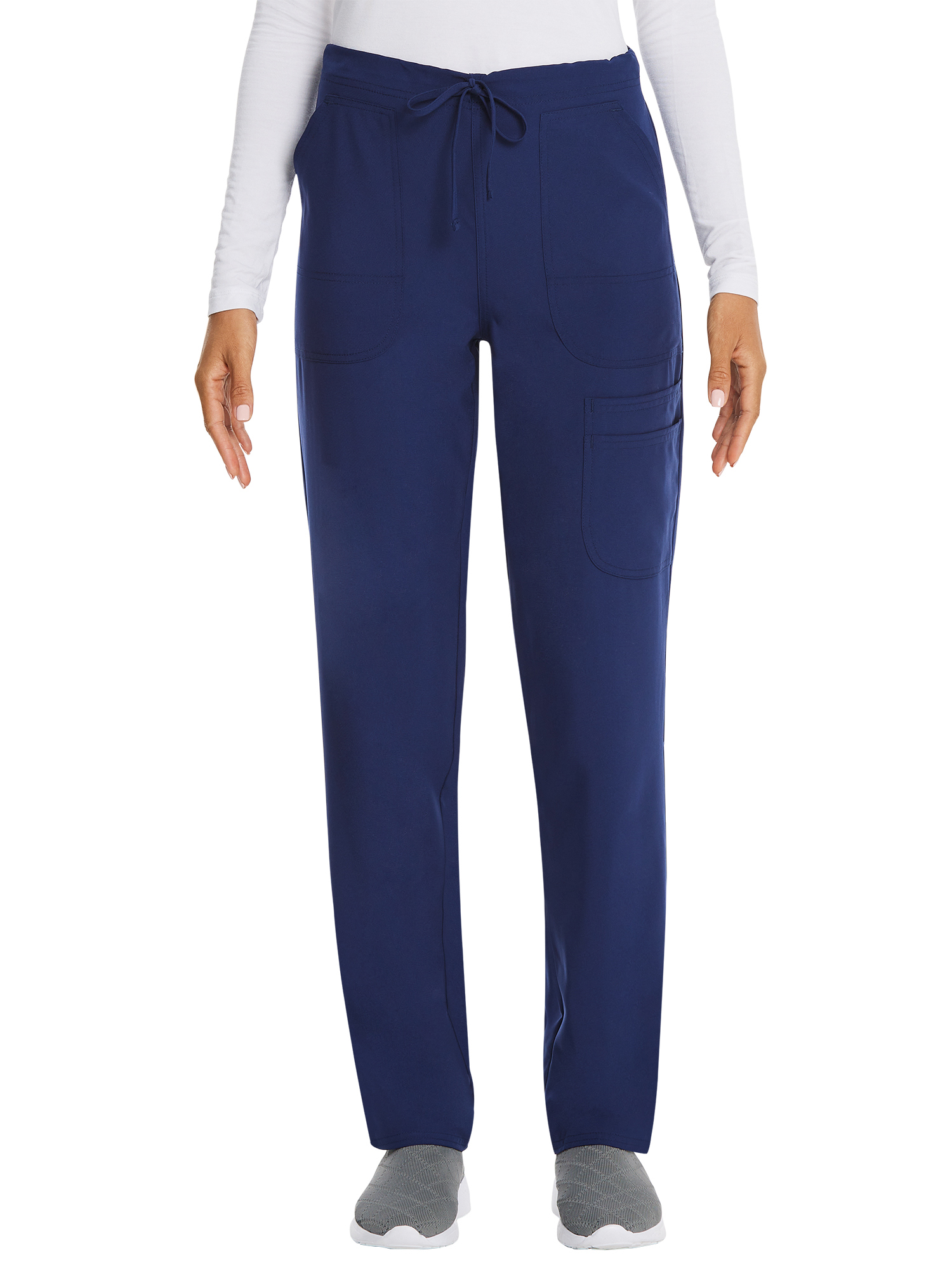 Vital Threads Women's Drawstring Cargo Scrub Pant - Walmart.com