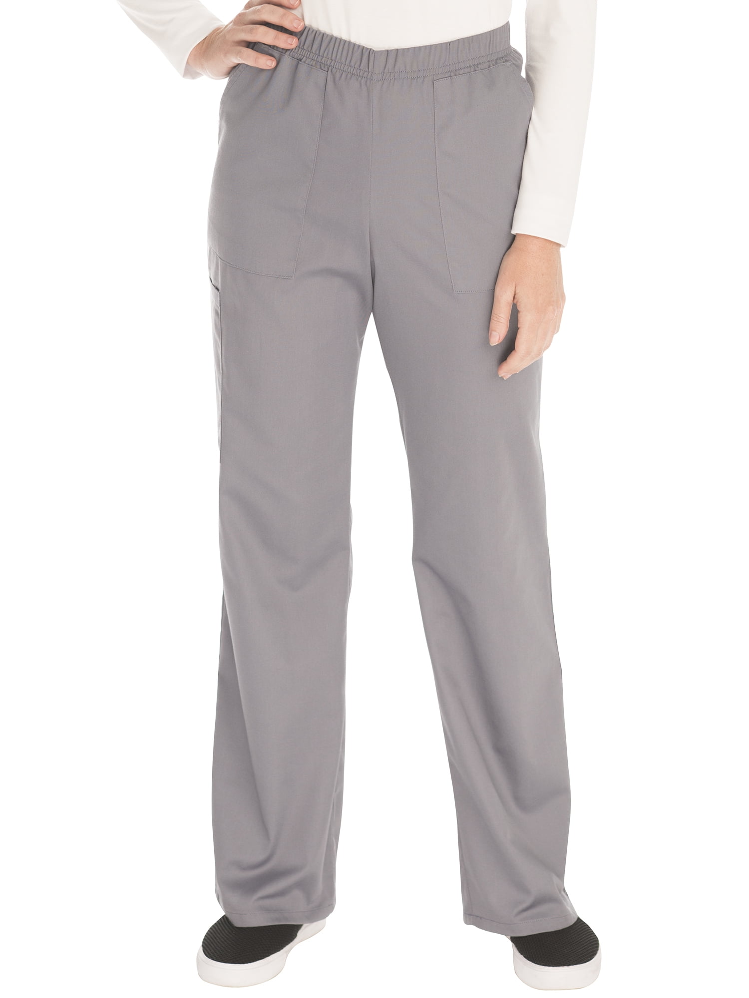 Scrubstar Women's Core Essentials Mechanical Stretch Pull On Scrub Pant ...