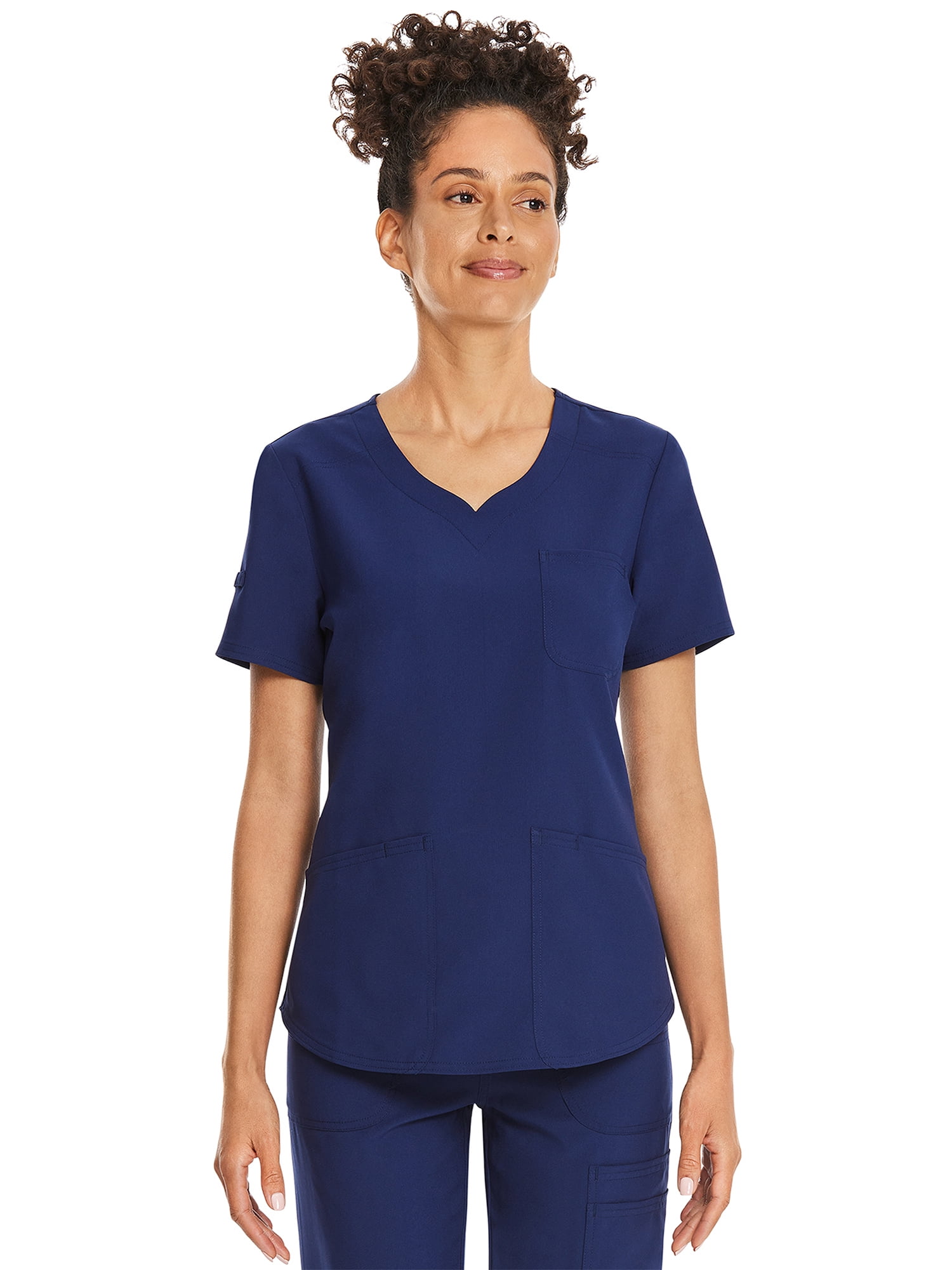 Scrubstar Women's Core Essentials Sweetheart V-Neck Scrub Top - Walmart.com