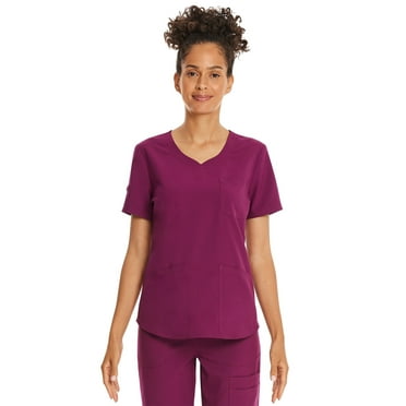 ClimateRight by Cuddl Duds Scrubs Women’s and Women's Plus Zip Neck ...