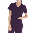 Scrubstar Women's Premium Collection Stretch Mock Wrap Scrub Top ...