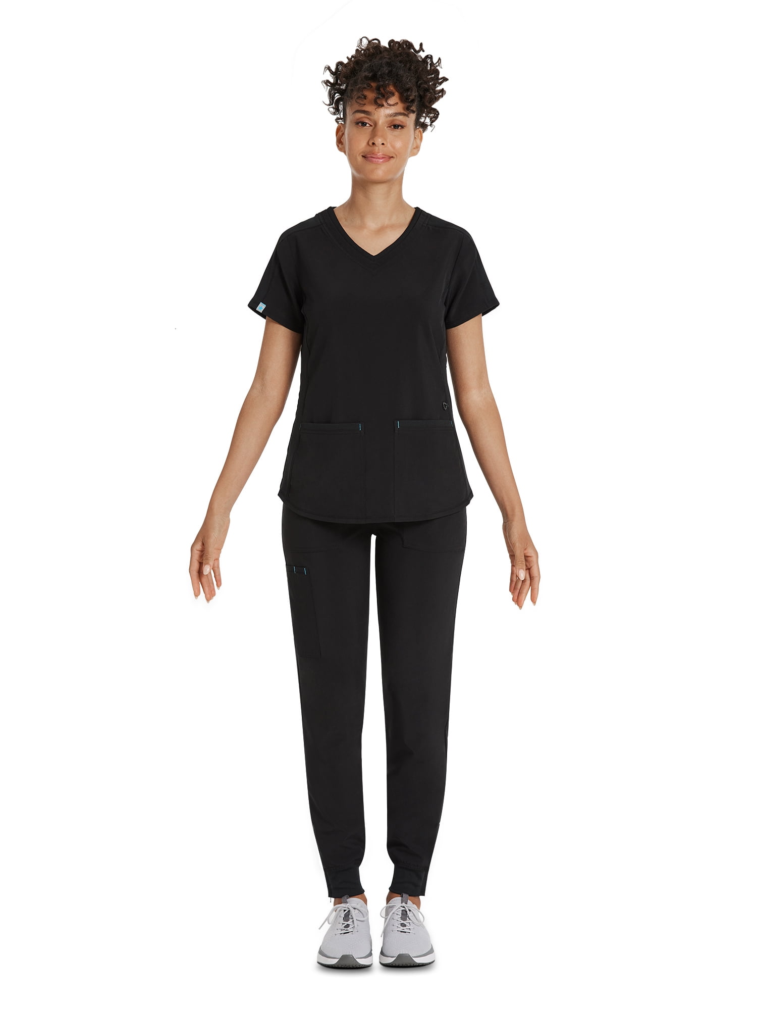 Scrubstar Women's Premium Performance Stretch Double V-Neck Scrub Top ...
