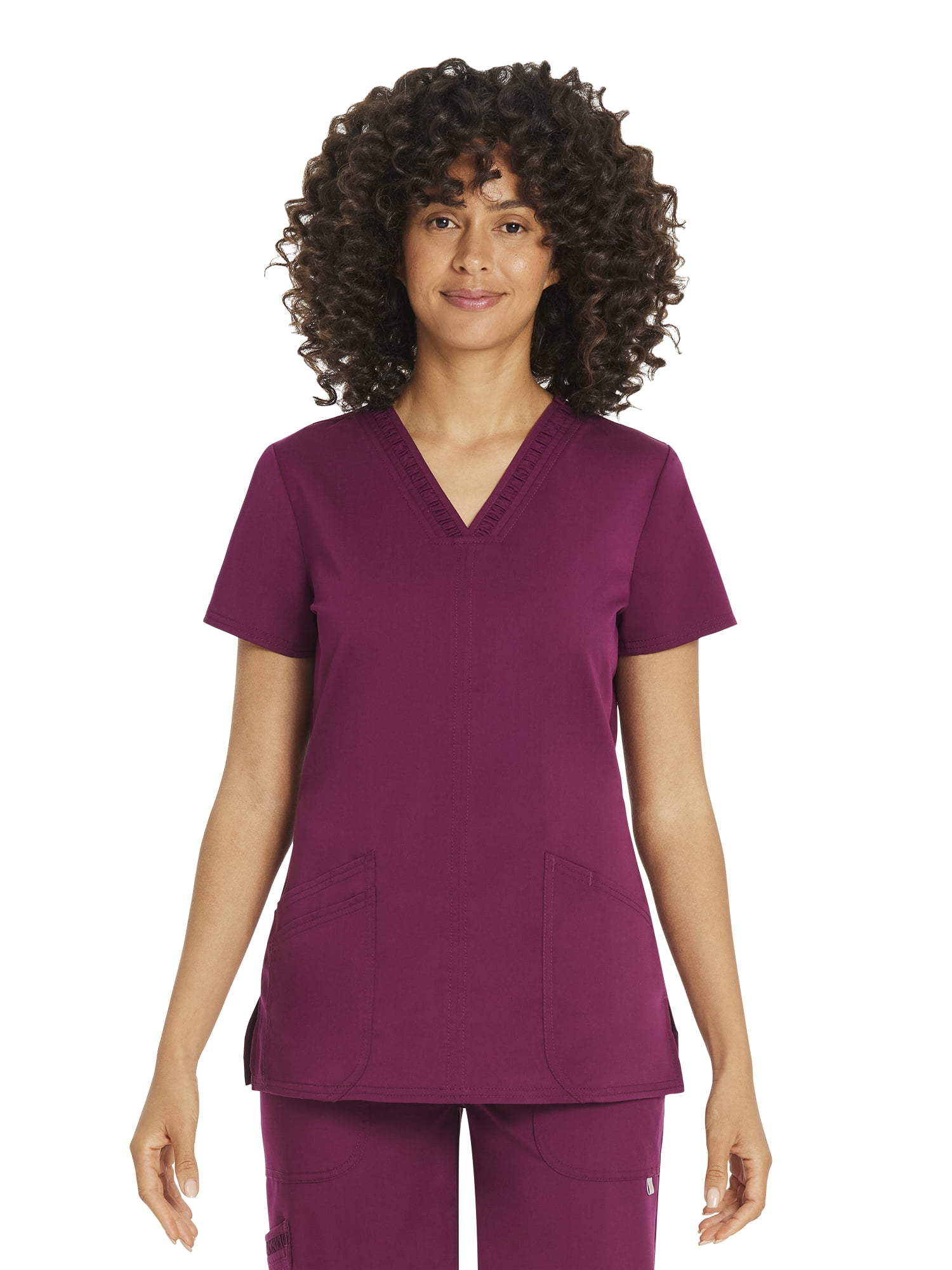Scrubstar Women's Premium Ultimate Stretch V-Neck Scrub Top, Sizes XS ...