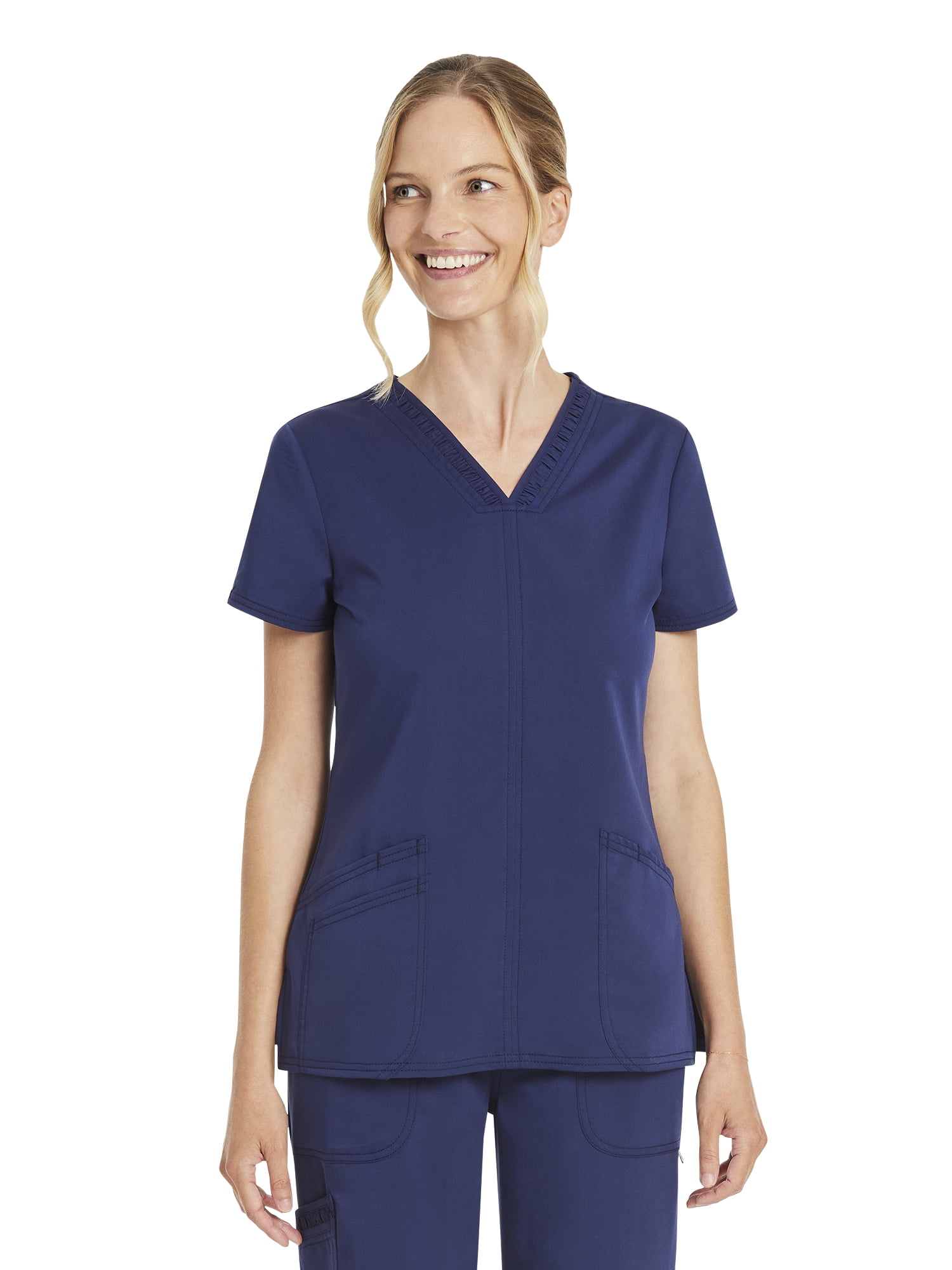 Scrubstar Women's Premium Ultimate Stretch V-Neck Scrub Top, Sizes XS ...