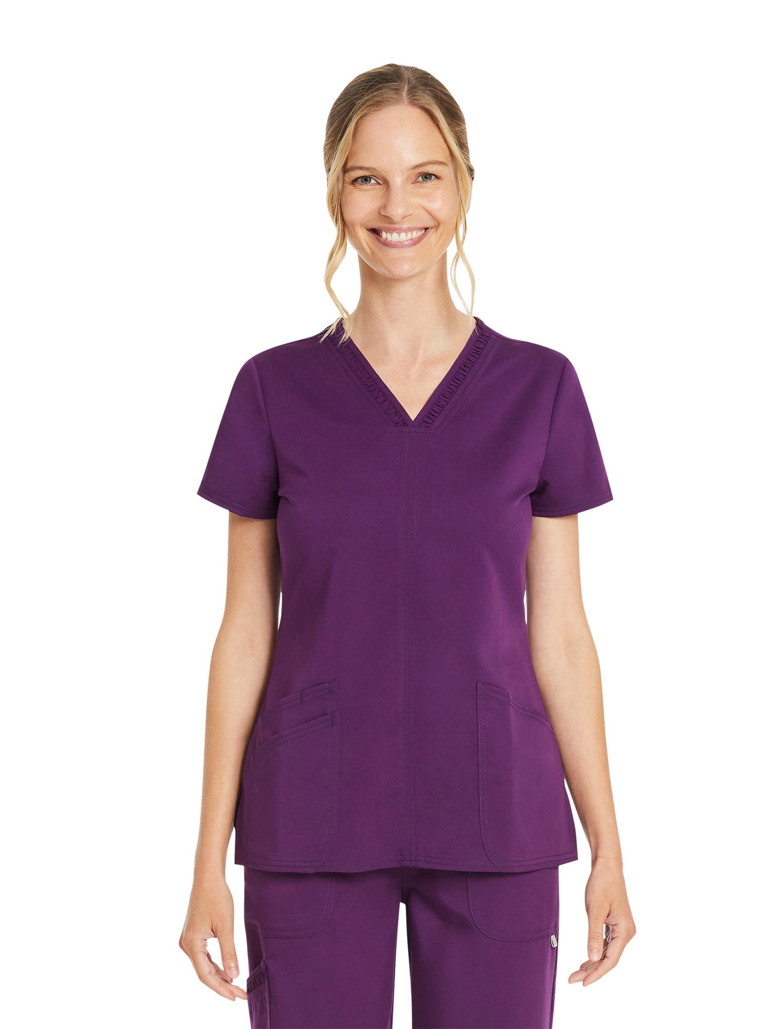 Scrubstar Women's Premium Ultimate Stretch V-Neck Scrub Top, Sizes XS ...
