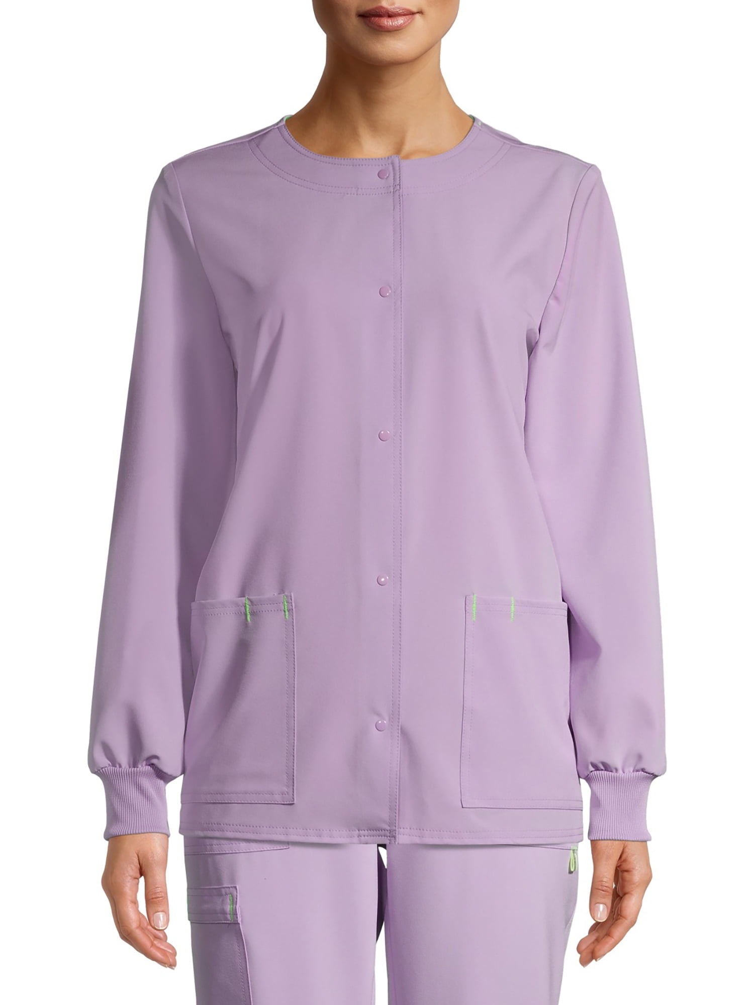 Scrubstar Women's Seasonal Solid Warm Up Scrub Jacket - Walmart.com