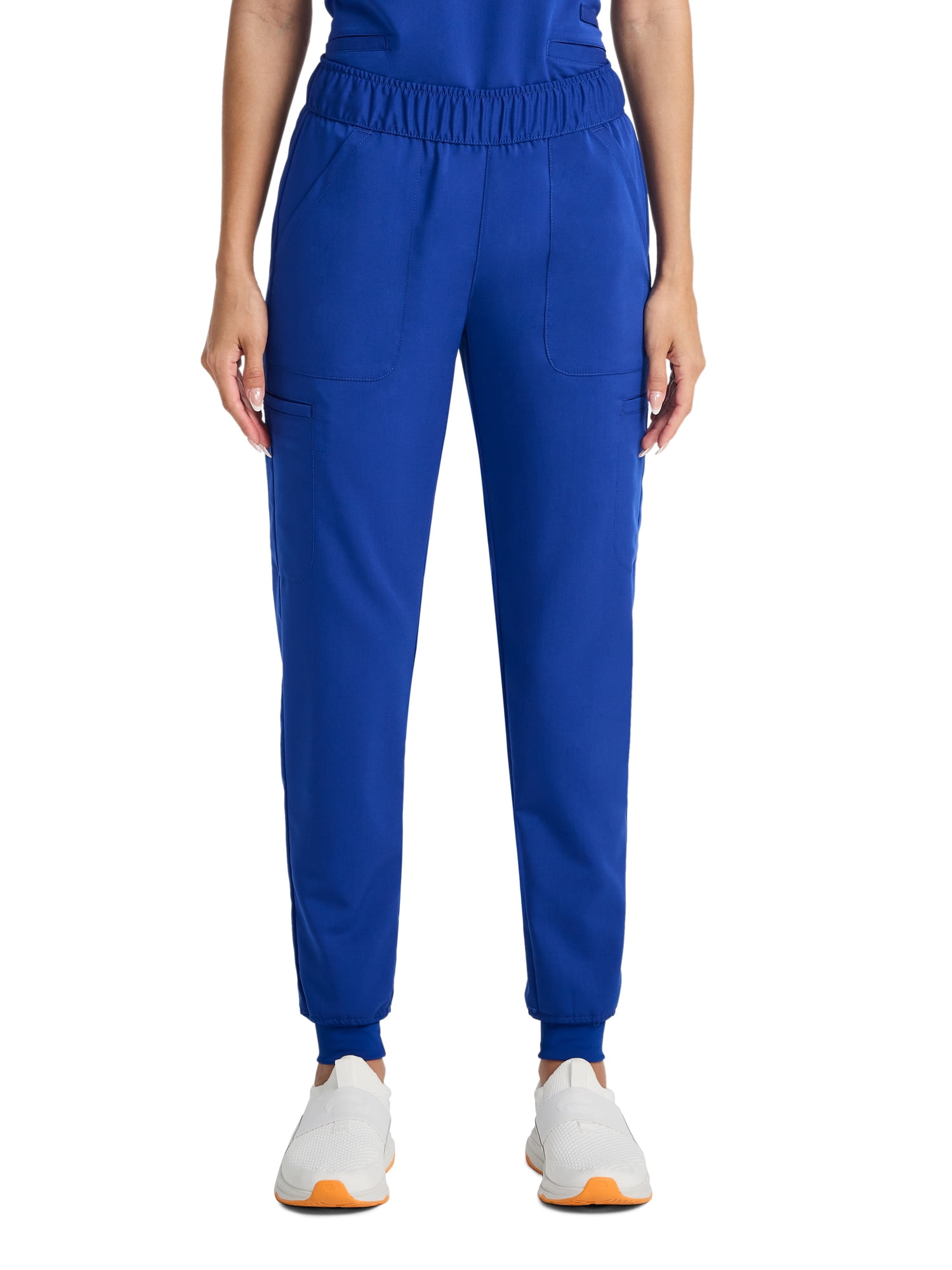 Scrubstar Women's Ultimate Petite Stretch Drawstring Jogger Cargo Scrub ...