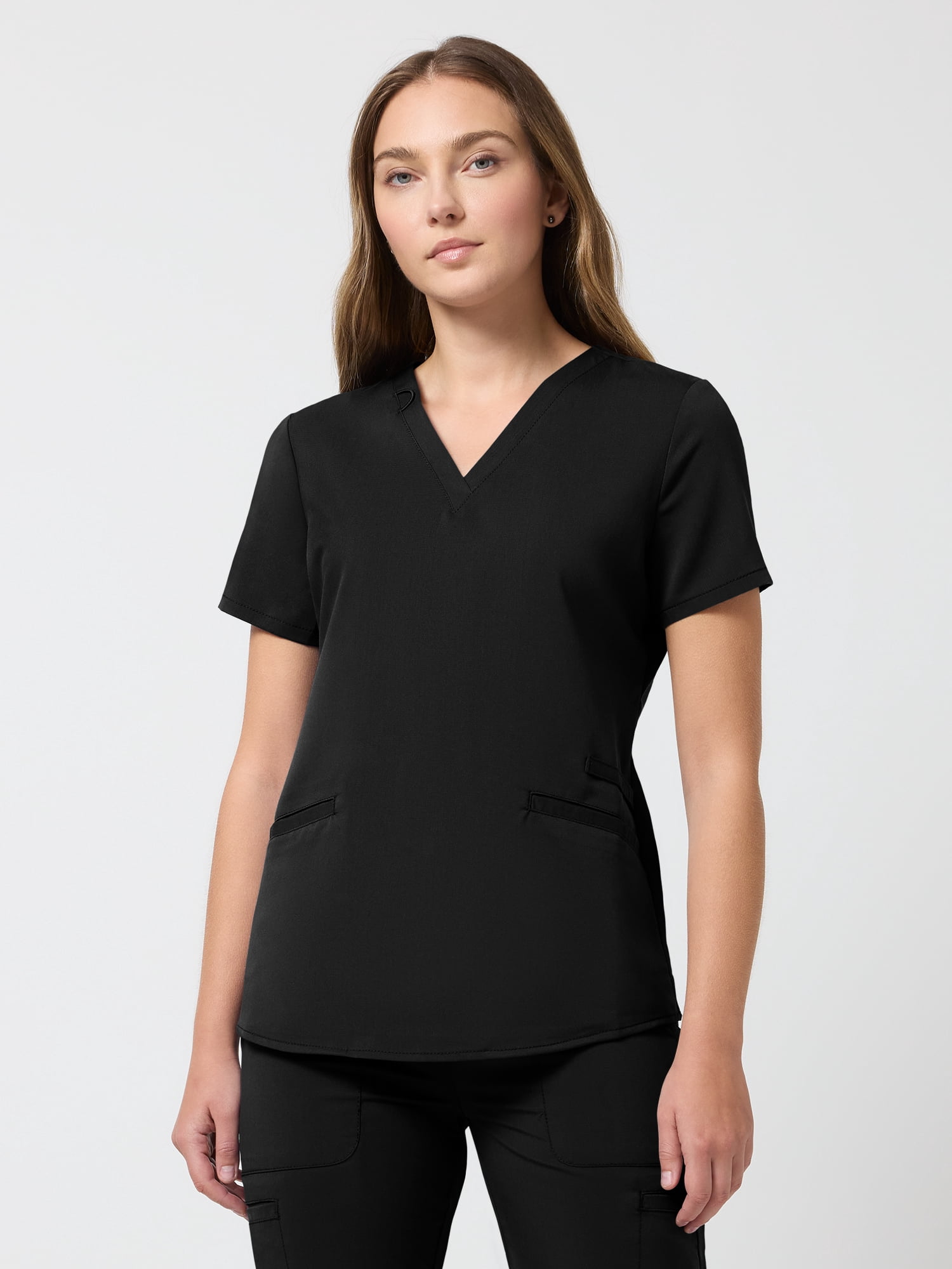 Scrubstar women's Stretch V-Neck Scrub Top - Antimicrobial Fabric ...
