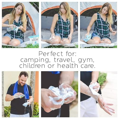 Scrubzz Disposable No Rinse Bathing Wipes - All-in-1 Single Use Shower ...