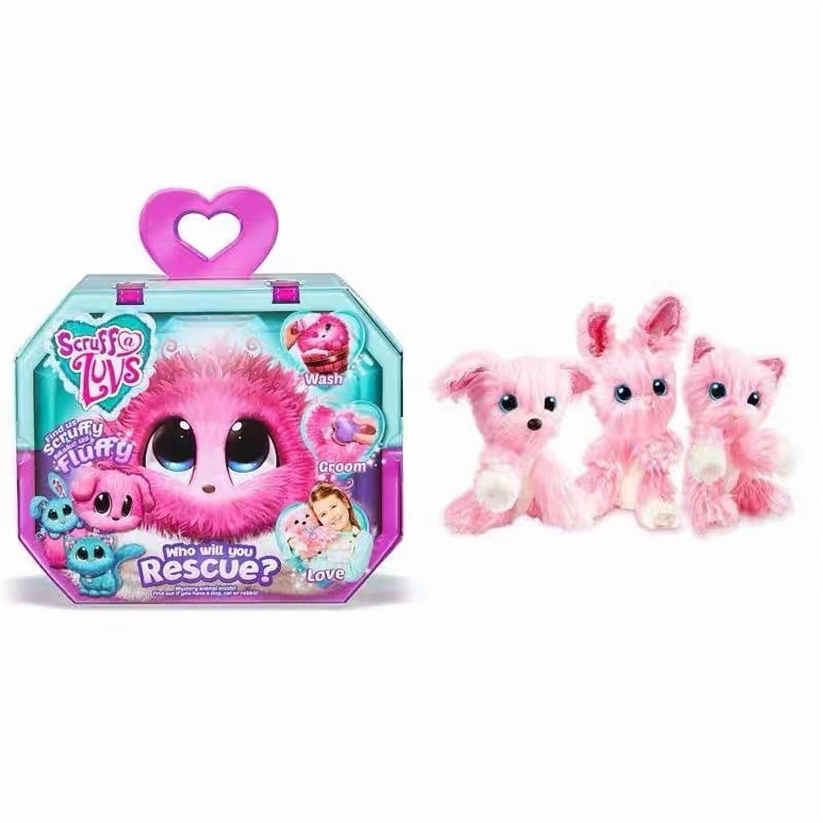 Scruff-a-Luvs Pet Scruffs Pink -Mystery Plush Toy,Wash to Reveal 1 Pcs ...