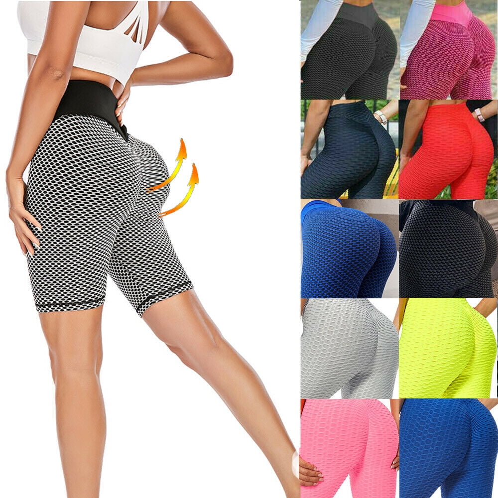 Scrunch Butt Lifting Shorts for Women Workout Gym Smile Contour ...