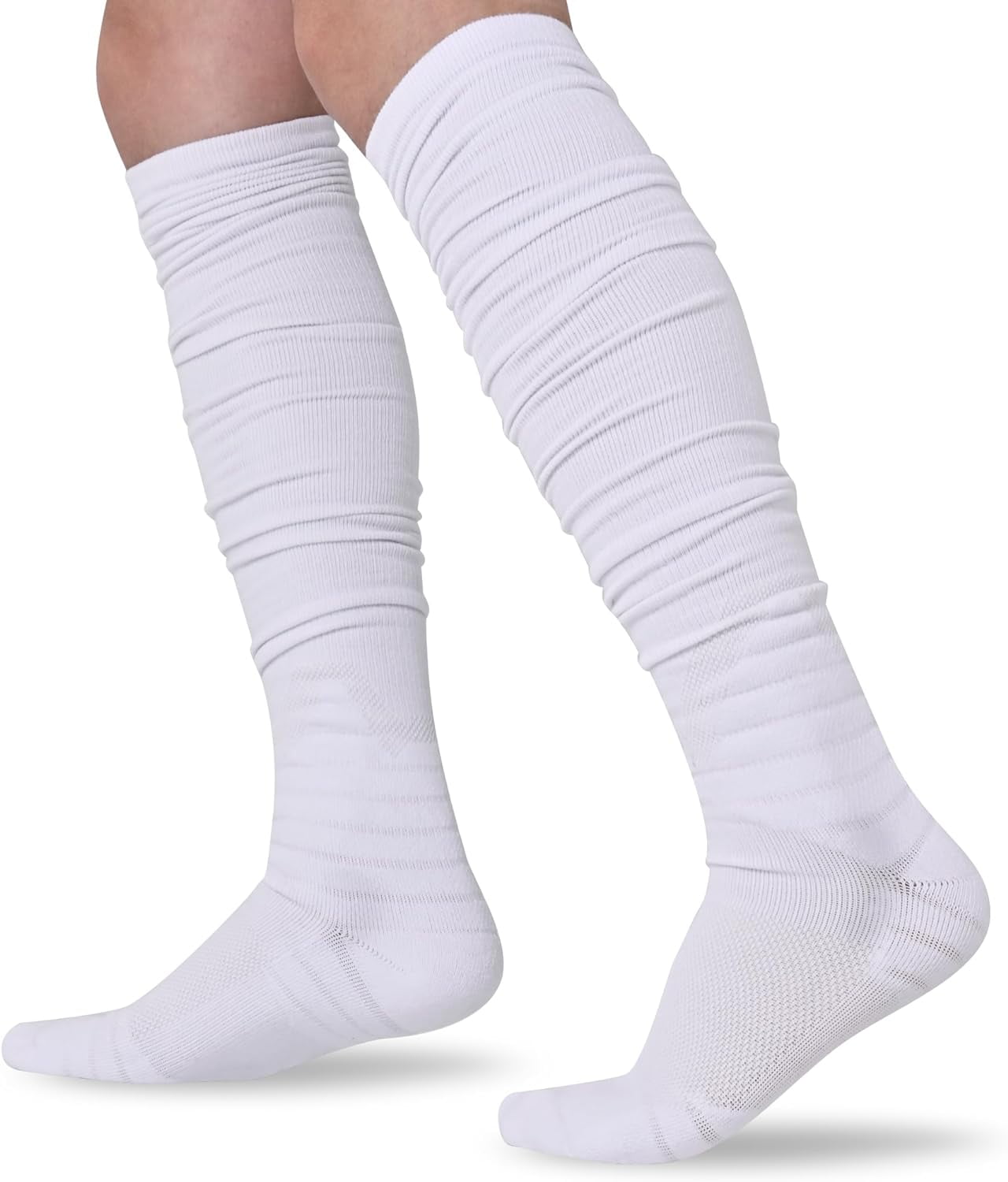 Scrunch Football Socks Ultra Long 1 Pack/2 Packs Combed Cotton With ...