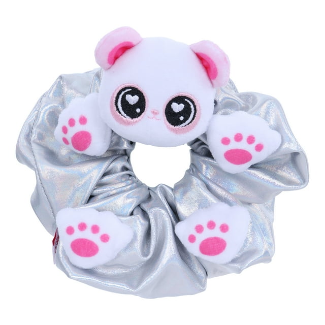 ScrunchMiez Giantz 6 Panda Shimmer Hair Scrunchie - Walmart.com