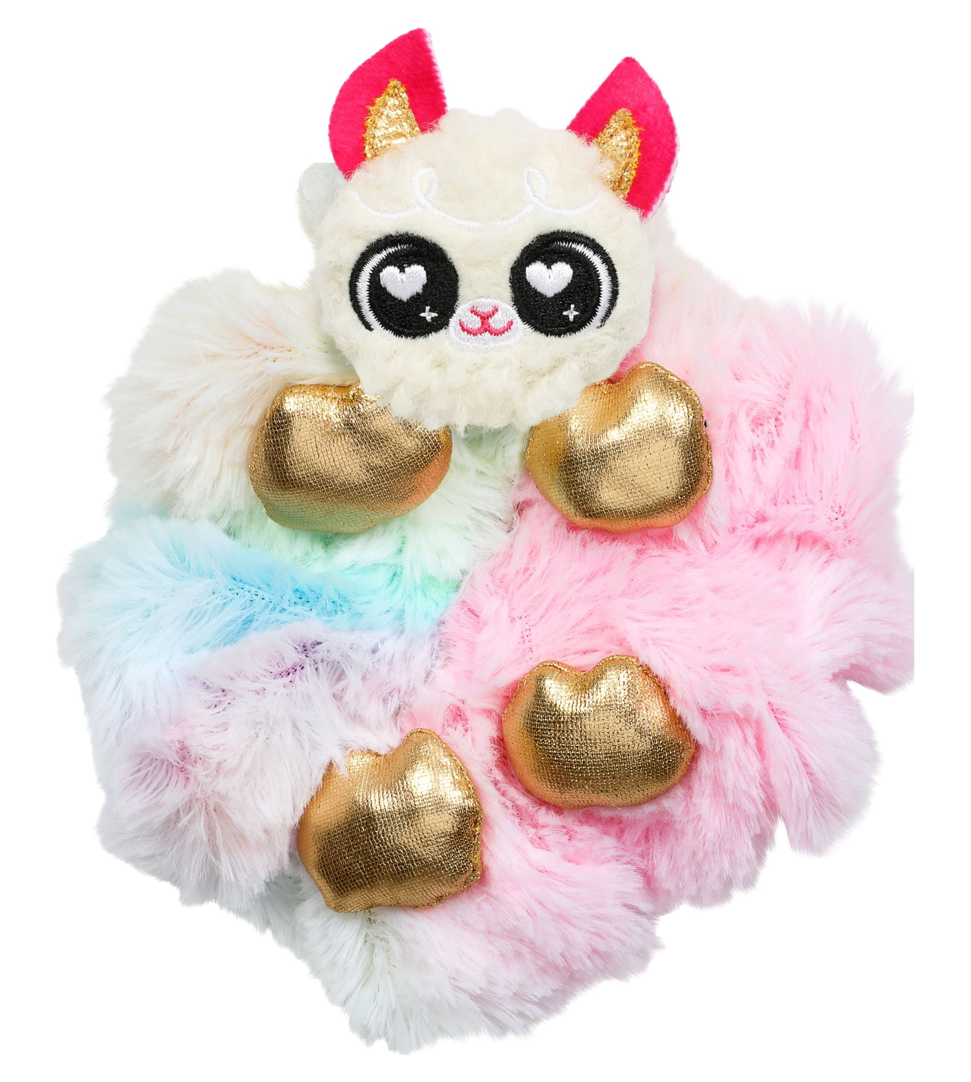 ScrunchMiez Giantz 6 Rainbow Llama Corn Scrunchie - Walmart.com
