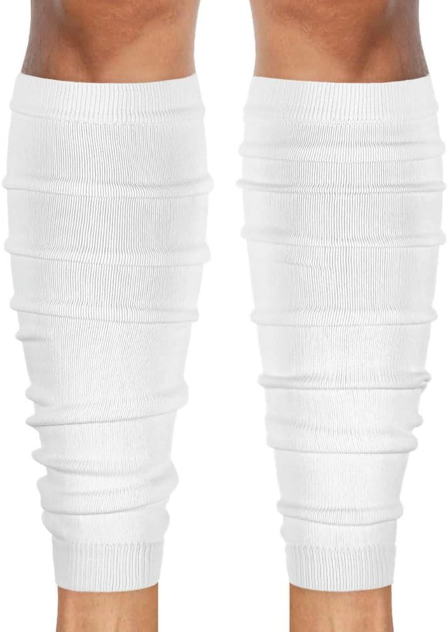 Scrunched Football Leg Sleeves [1 Pair] - Leg Calf Protection For Adult ...