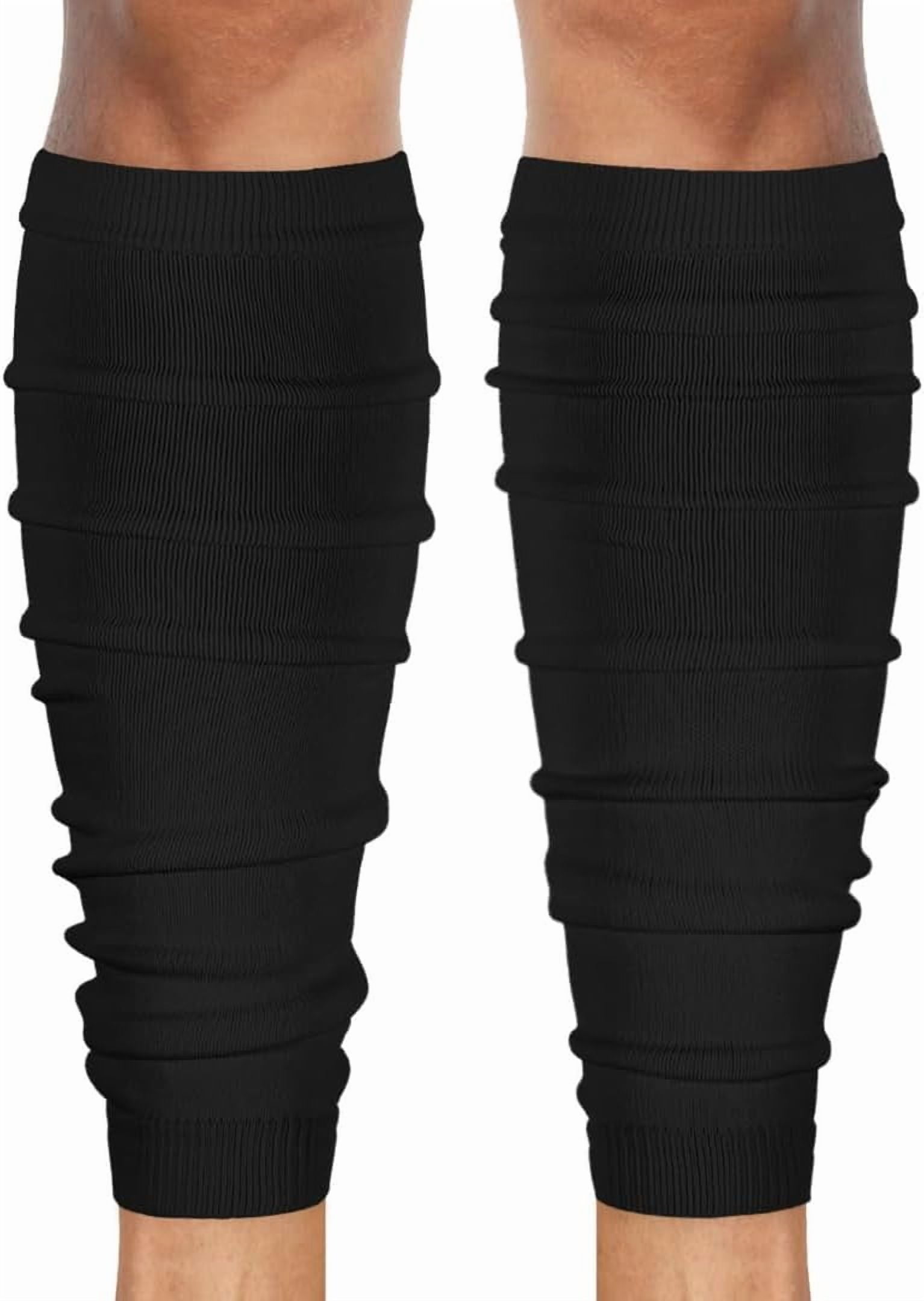 Scrunched Football Leg Sleeves [1 Pair] - Leg Calf Protection For Adult ...
