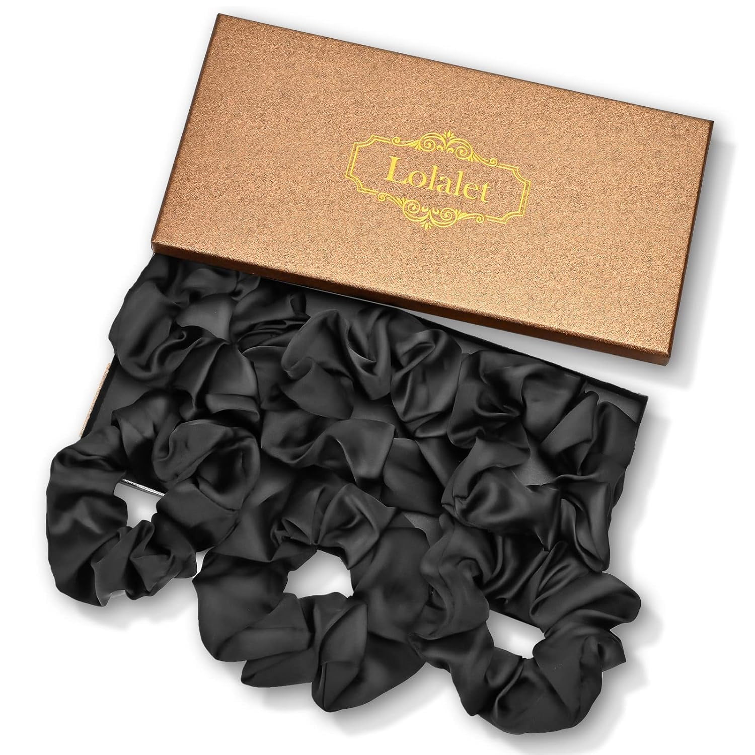 Scrunchies for Women, Satin Hair Scrunchies Softer Than Silk Hair Ties ...