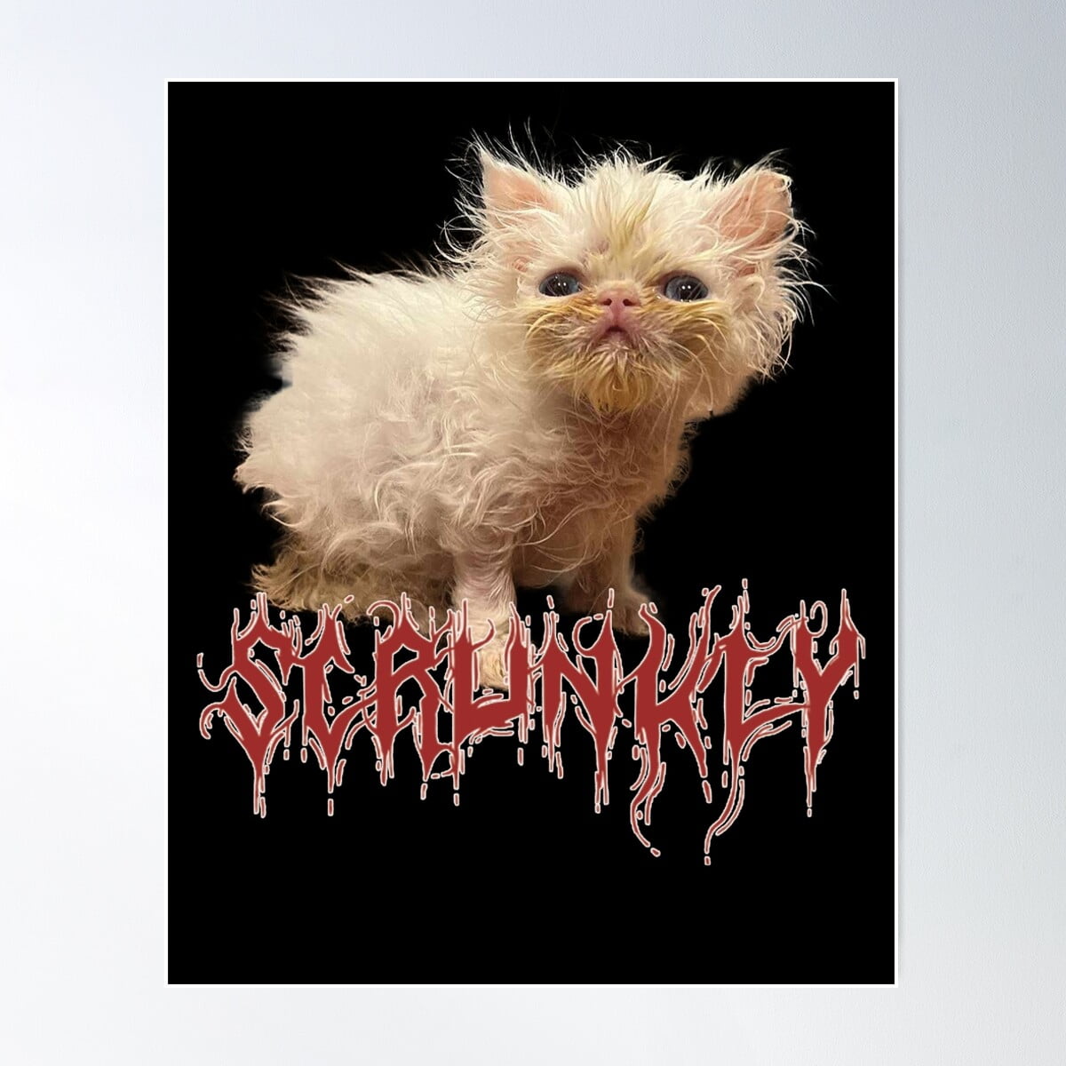 Scrunkly Wisp Poster Wall Art, Modern Wall Decor For Living Room ...