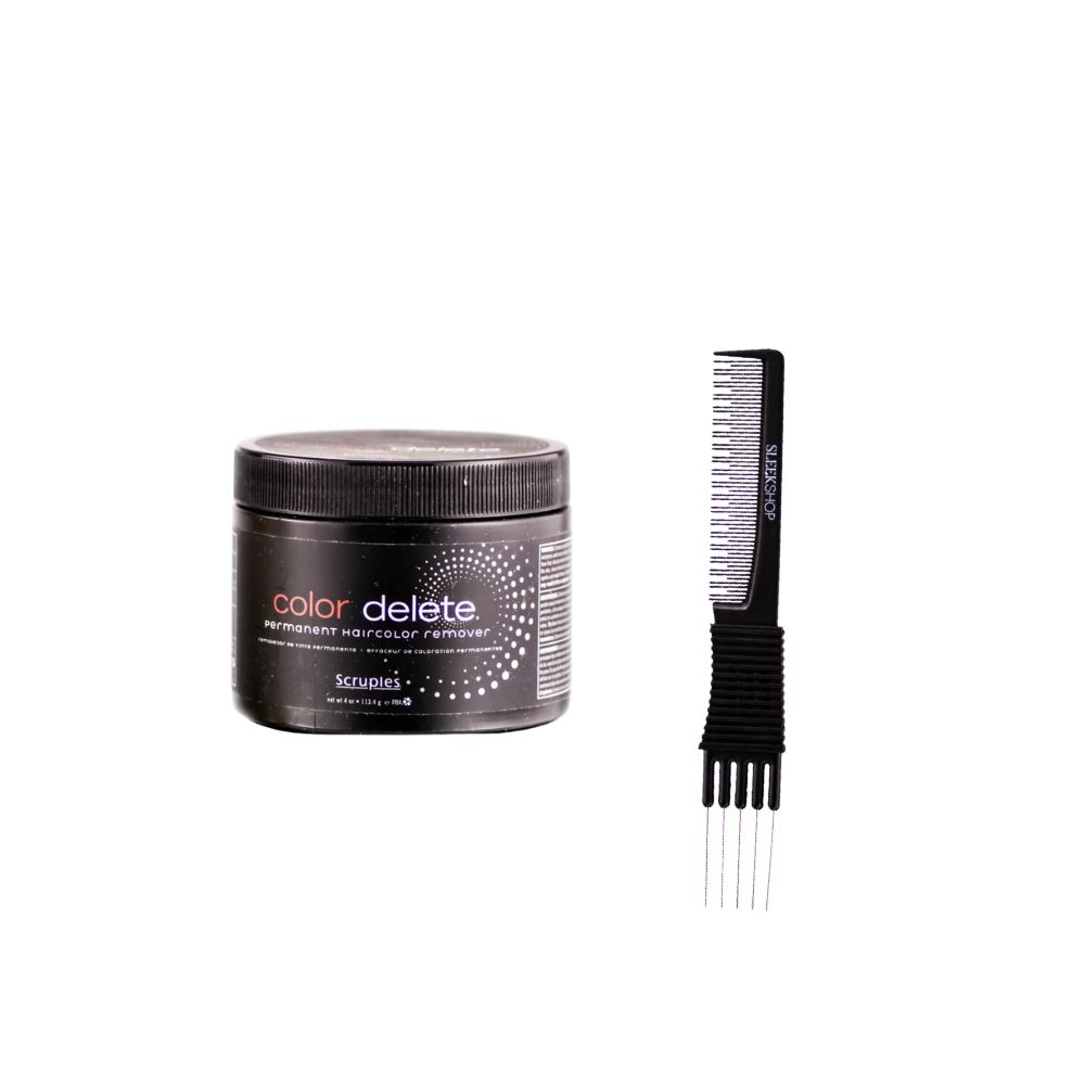 Scruples Color Delete Permanent Haircolor Remover (4 oz) with SLEEKSHOP ...