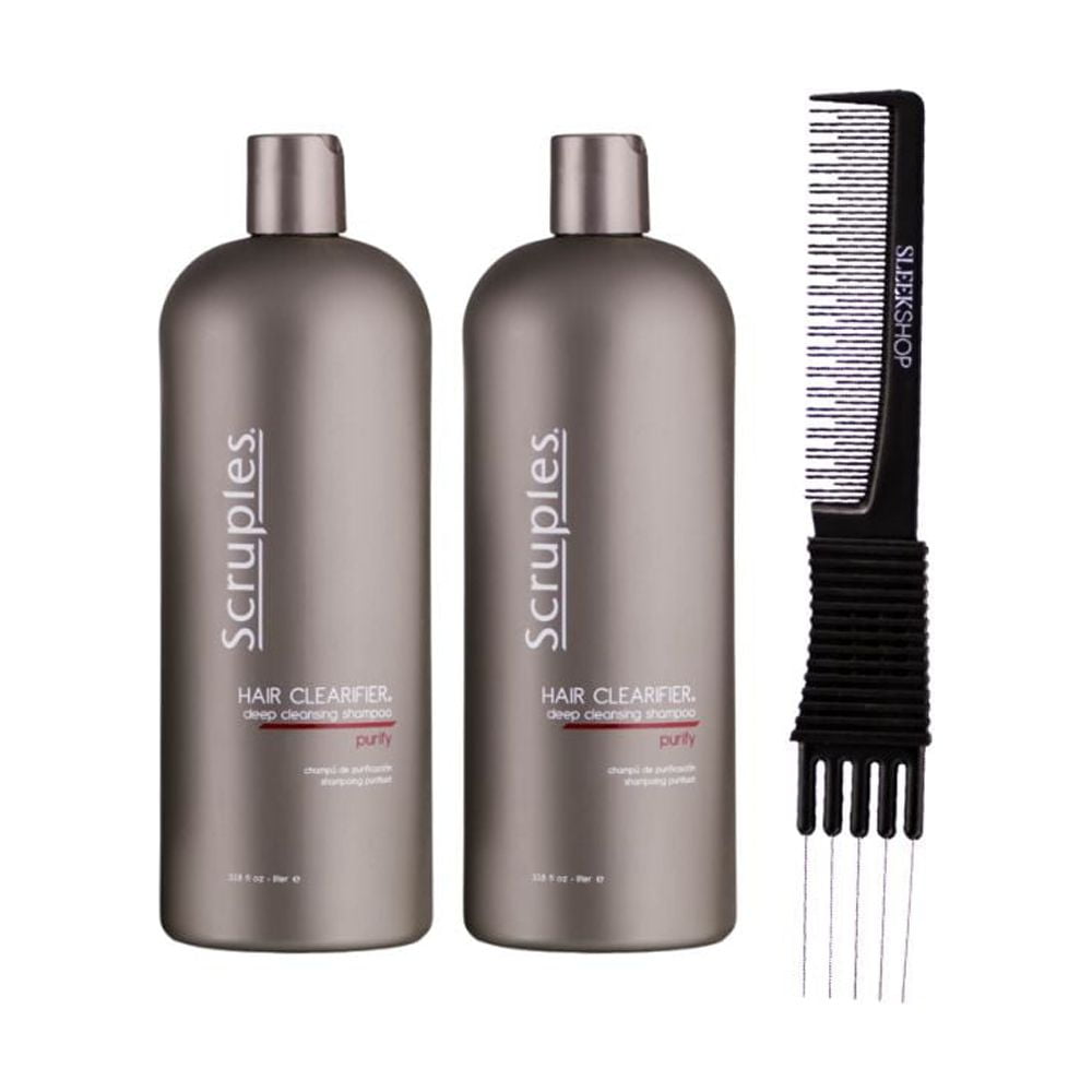 Scruples Hair Clearifier Purifying Shampoo (33.8 oz) with SLEEKSHOP ...