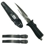Scuba Choice 2 in 1 Dive Knife and Scissor with Sheath & Straps ...