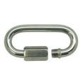 Scuba Choice 9cm SS Oval Quick Link Carabiner W/ Screw 13mm Opening ...