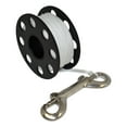 Scuba Choice Aluminum Finger Spool 75ft Dive Reel w/Bolt Snap-Black ...