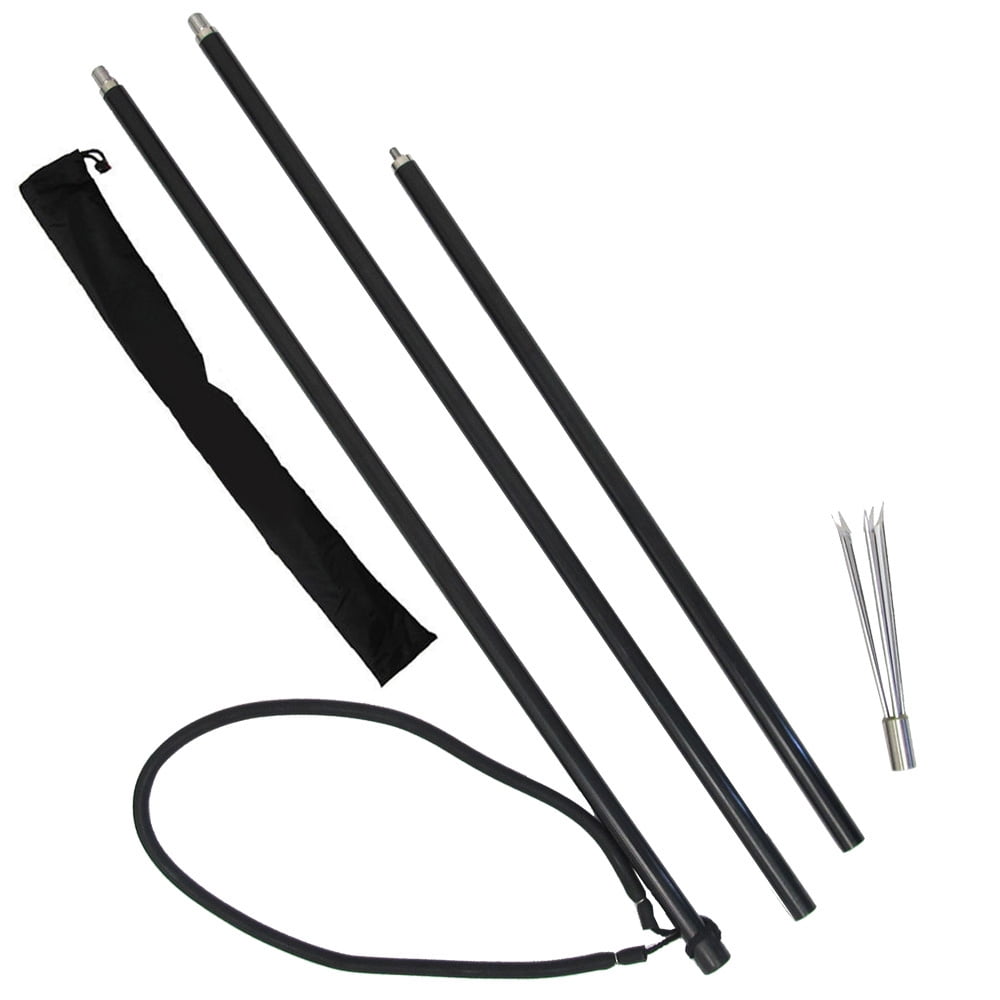 Scuba Choice Aluminum Travel Hand Spear (3 piece, 6.5ft) with Carrying ...