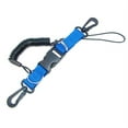 Scuba Choice Dive Snappy Coil Lanyard and Quick Release Buckle, Blue, 1 ...