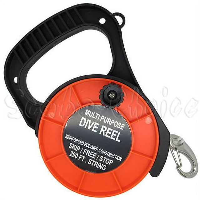 Scuba Choice Diving Multi Purpose Dive Reel 290ft w/ Stop Switch ...