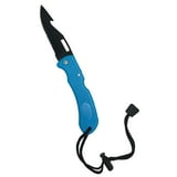 Scuba Choice Foldable Low Volume Black Blade Point Tip BCD Knife, Blue ...