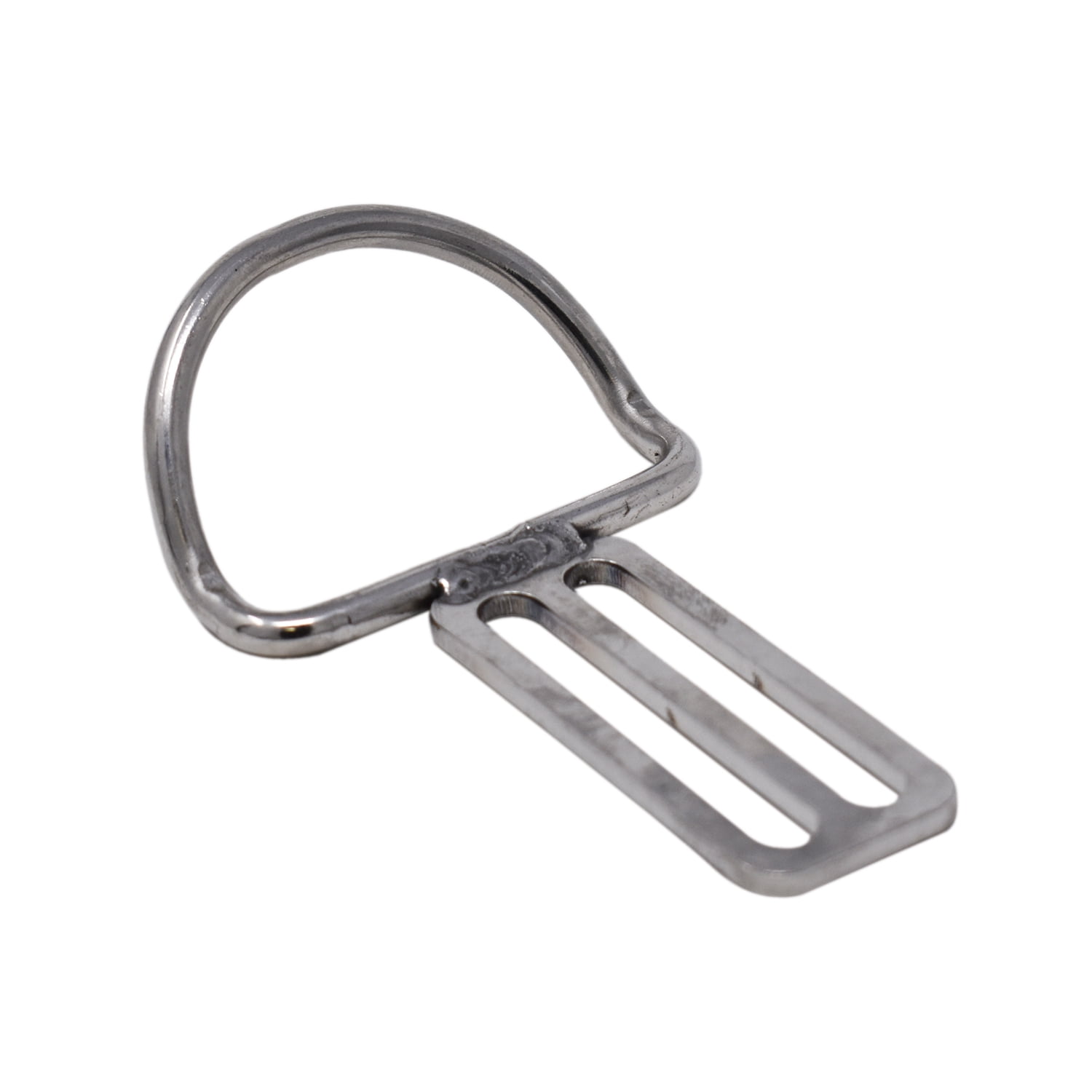 Scuba Choice SS316 Heavy Duty Bent D Ring Welded w/ Triglides Slider, 45 degree - Walmart ...