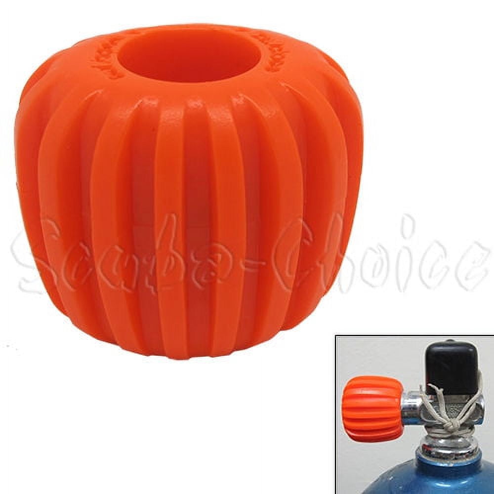 Scuba Choice Scuba Diving Tank Cylinder Valve Knob - Oval shape, Orange ...