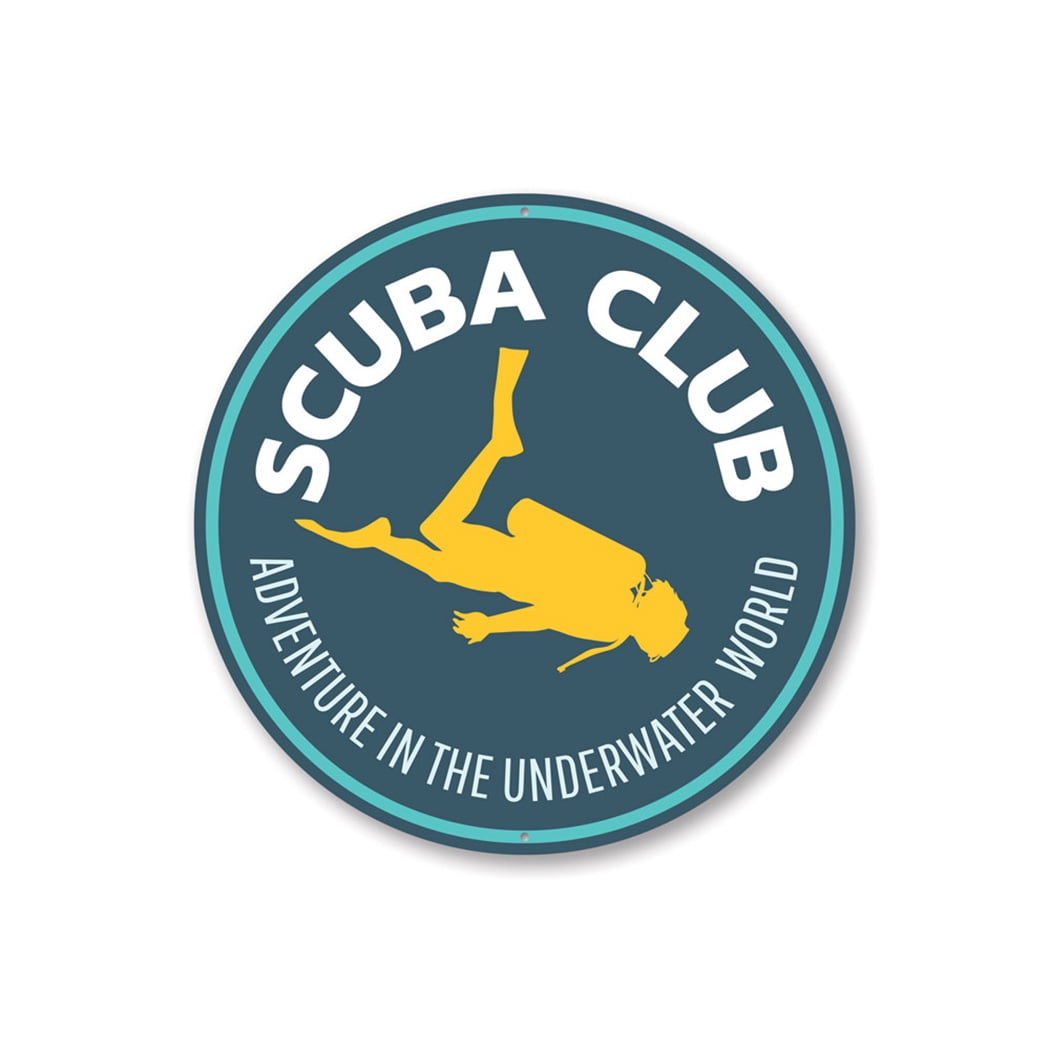 Scuba Club, Adventure In The Underwater World, Scuba-diver Idea, Beach ...