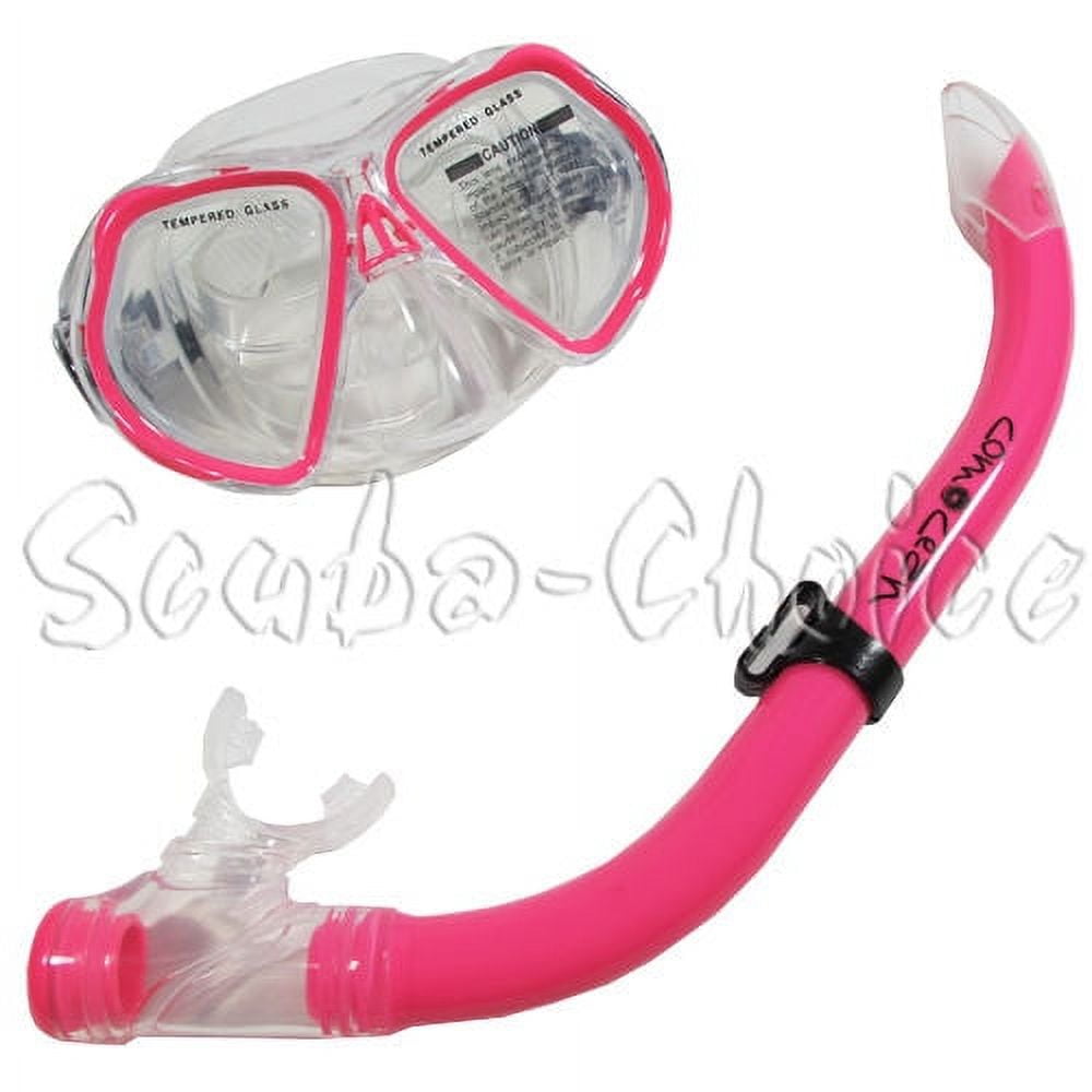Scuba Comocean Dive Gear for Children: Youth Kids Pink Silicone ...