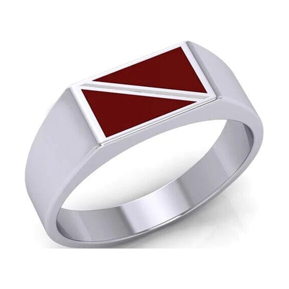 Scuba Dive Flag Female 925 Sterling Silver Ring Fine Adventure Sport ...