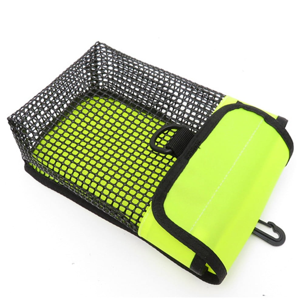 Scuba Dive Reel Snap And Safety Marker Buoy Holder Carry Mesh Bag ...