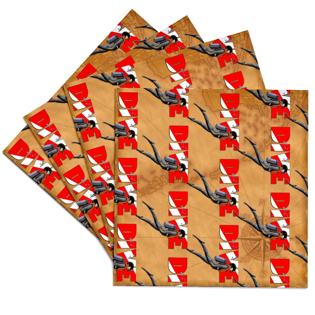 3drose, Scuba Diver and Dive Flag Pattern for Your Favorite Dive Buddy ...