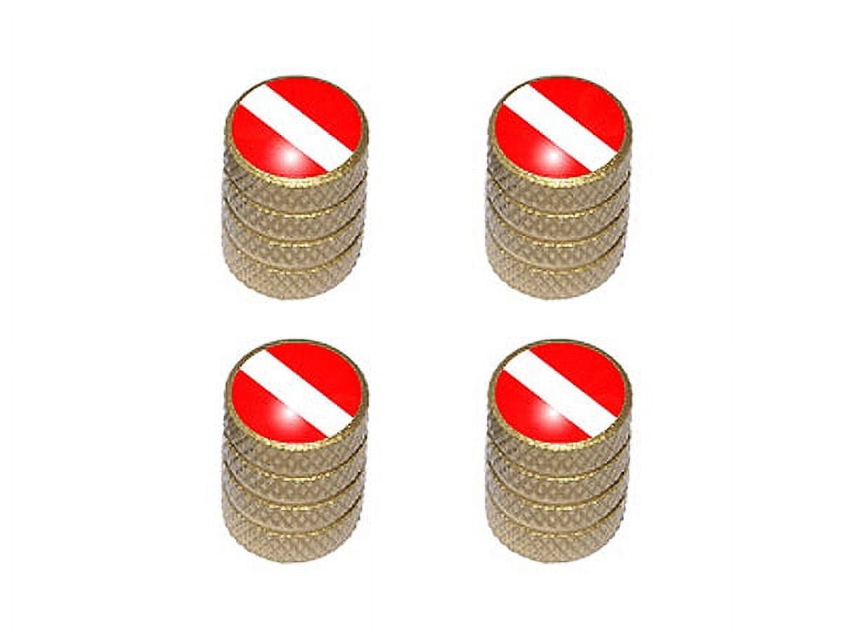 Scuba Diver Flag - Diving Valve Stem Caps - Walmart.com