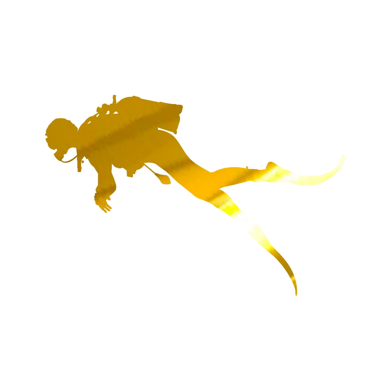 Scuba Diver Sticker Decal Die Cut - Self Adhesive Vinyl - Weatherproof ...
